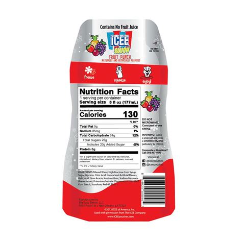 Icee Nutrition Facts Blue Raspberry Home Alqu