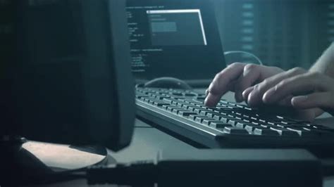 Coding Programming Cyber Attacks Technology Stock Footage Ft