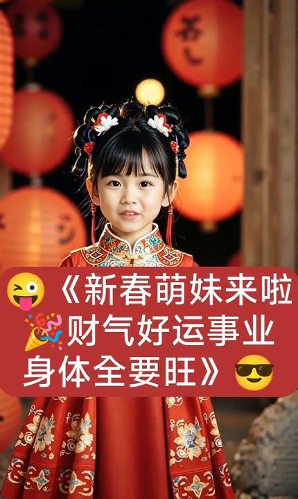 1😜《新春萌妹来啦🎉财气好运事业身体全要旺》😎新春 可爱女孩 财气满满 好运连连 事业高升 身体健康 新年祈愿 美好期望 萌系标题 元气满满 幸福新年 可爱风 欢乐