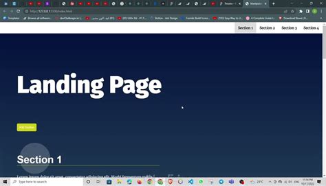 إنشاء صفحة ويب ب html css js متوافقة مع جميع الاجهزة خمسات