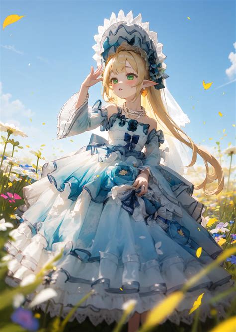 洛丽塔 Lolita Lo裙 ｜ai Art Lora Model Pixai