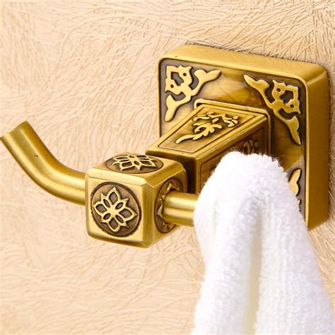 Nvdksl European Solid Brass Double Hookantique Double Hook