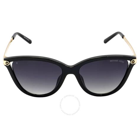 Michael Kors Dark Gray Polarized Cat Eye Ladies Sunglasses Mk2139u