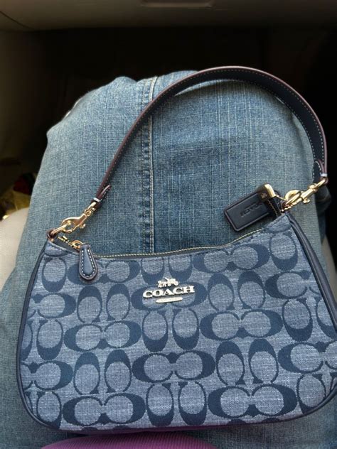 Teri Shoulder Denim Coach Bag Coach Vintage Handbags My Style Bags