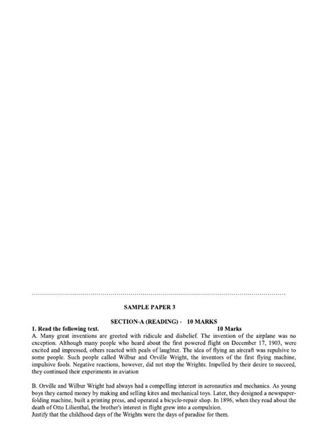 Sample Paper 3 Pdf