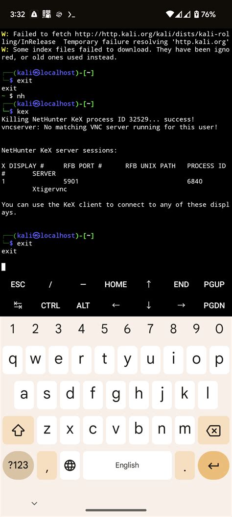 Nethunter Kex Connection Faild Or Error · Issue 168 · Hax4usnethunter In Termux · Github