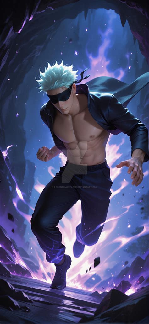 Gojo Satoru Jujutsu Kaisen Blindfolded Sorcerer By Aphonewallpaper On