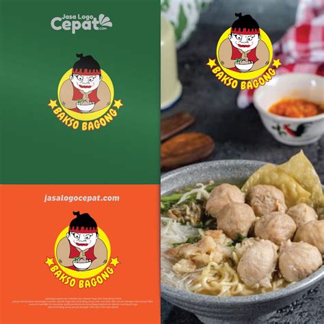 1011 Desain Logo Bakso Keren Gambar Kartun Bakso Bagong