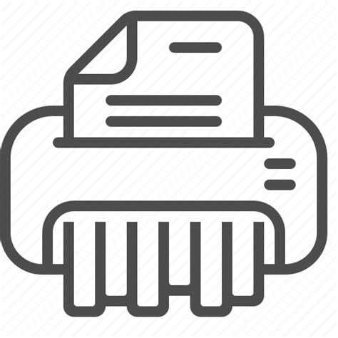 Document File Paper Shredder Shredding Icon Download On Iconfinder