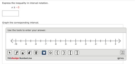 Solved Express The Inequality In Interval Notation X 3