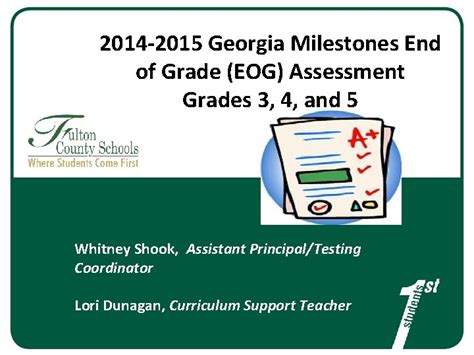 2014 2015 Georgia Milestones End Of Grade Eog