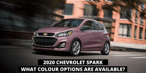 What 2020 Chevrolet Spark Colour Options Are Available