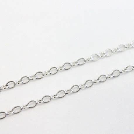 Sterling Silver Flat Cable Chain Jewellery Making Supplies Ireland