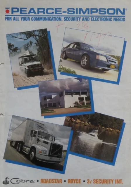 Catalogue Pearce Simpson Cb Radio Super Puma Cheetah Panther Tiger Mk2