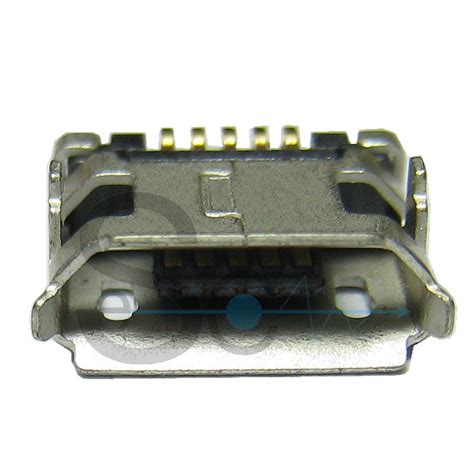 Micro Usb 5 Pin B Female Smt Type Connector Pin Contact 30u Gold