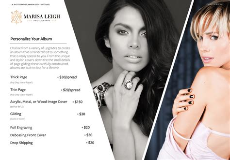 Boudoir Rate Card Boudoir Los Angeles