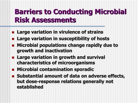 Ppt The Role Of Predictive Microbiology In Microbial Risk Assessment