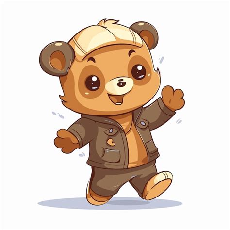 Premium Vector Chibi Bear