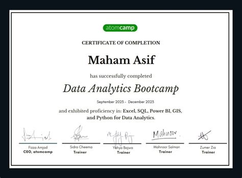 datascience dataanalytics atomcamp certificationcomplete grateful