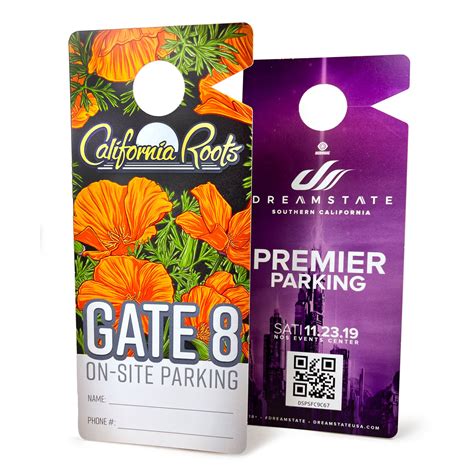 Custom Parking Passes And Permits Hanging Tags Decals And Rfid