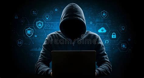 Cybersecurity Hacker Anonymous Dark Web Data Breach Laptop Risk Code