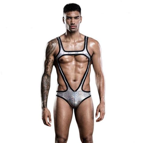 Sexy Jockstrap Leotard Underwear Thong Jumpsuit Wrestling Singlet Bodysuit Pic