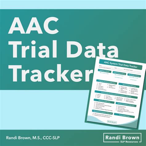 Aac System Trial Data Tracker Editable Template Randi Brown Slp