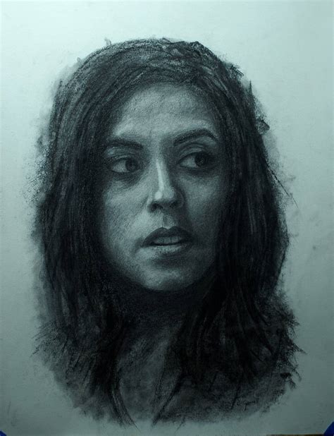 Girl Looking Sideways By Jfabioesquivel On Deviantart