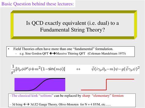 Ppt Stringgauge Duality Re Discovering The Qcd String In Ads
