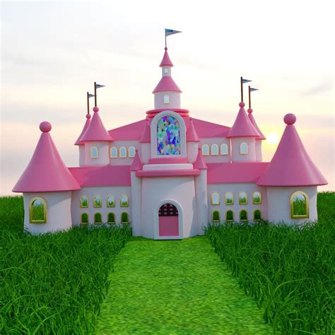 Princess Castle Blender Scene