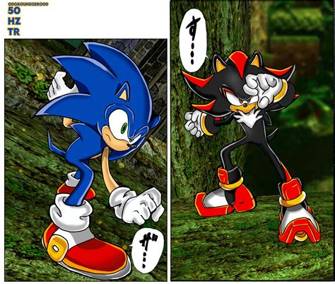 Sonic Vs Shadow Faker By 00groundzero00 On Deviantart