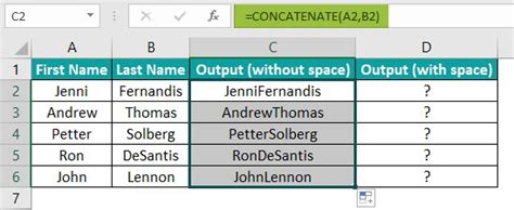 Concatenate Excel Columns How To Combine Join Columns