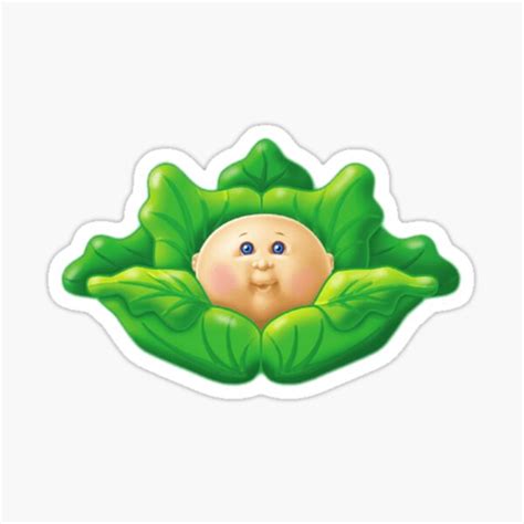 Cabbage Patch Sticker For Sale By Double Ghost Redbubble