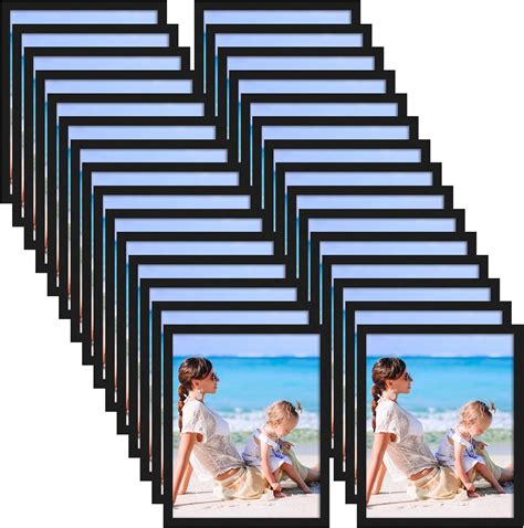 Crugla 30 Packs 8x10 Magnetic Picture Frames For