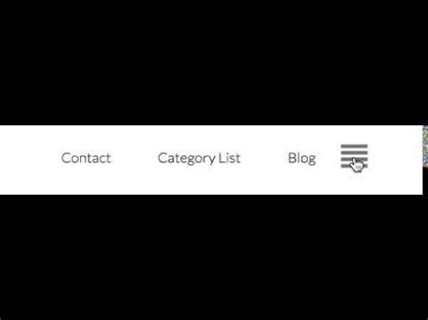 Show Hide Nav Menu On Icon Click YouTube