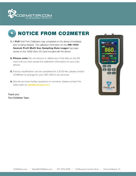 Gaslab Pro Device Database