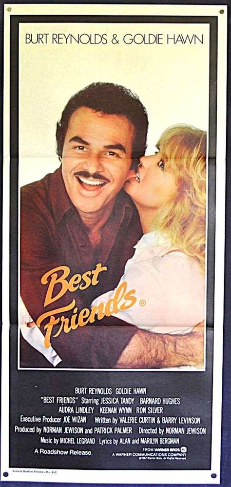 All About Movies Best Friends Movie Poster Original Daybill 1982 Burt