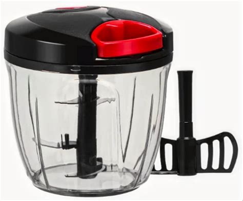Plastic Big Food Chopper 1000 Ml Manual Handy Big Chopper With 5 Blades For Kitchen At ₹ 65