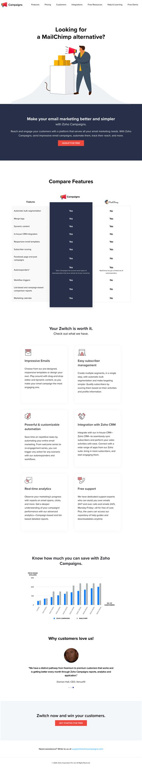 The best B2B landing page examples that convert