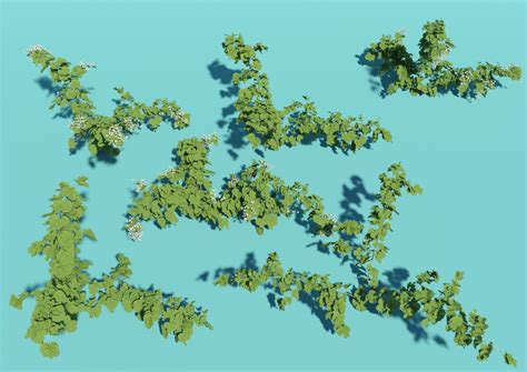 Hedgerow Kit Expansion Roses And Brambles Daz 3d