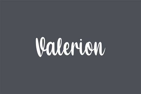 Valerion Fonts Shmonts