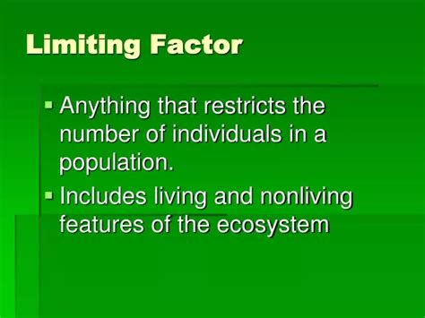 Ppt Limiting Factor Powerpoint Presentation Free Download Id3722591