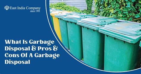 What Is Garbage Disposal Pros And Cons Of Garbage Disposal Eic