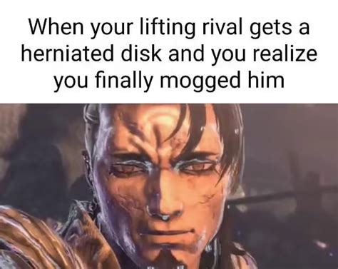 When Your Lifting Rival Gets A Herniated Disk And You Realize You