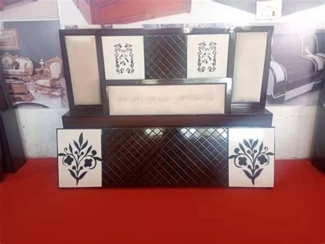 Sagwaan Wood Sagwan King Size Wooden Double Bed With Storage At