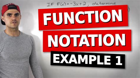 Mcr3u 1 2 Function Notation Example 1 Grade 11 Functions Youtube