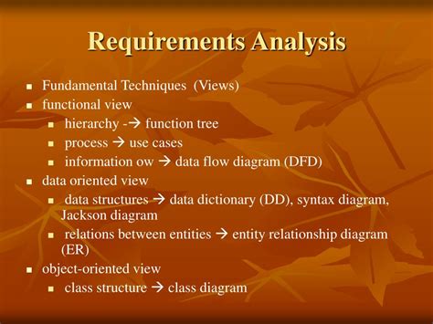 Ppt Software Requirements Analysis And Specification Powerpoint