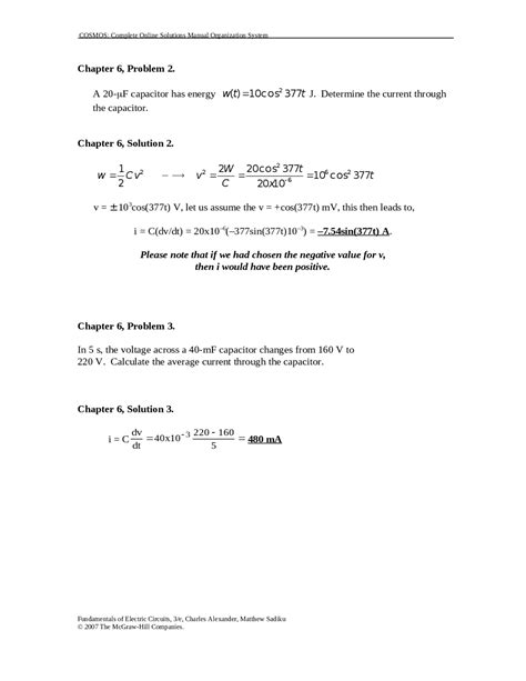 Sadiku Electric Circuits Solutions Circuit Diagram
