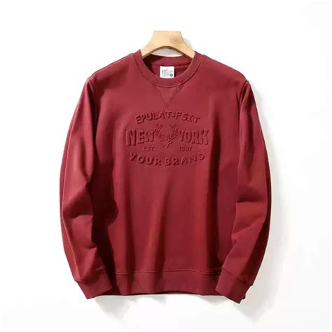 Custom Embossed Printing Sweatshirt Custom And Oem T Shirts