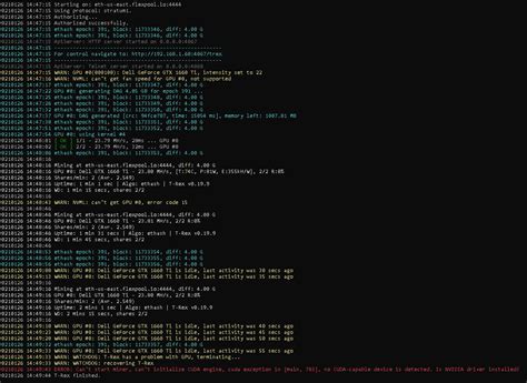 T Rex Error With GeForce Ti Pool Agnostic Issue Trexminer T Rex GitHub